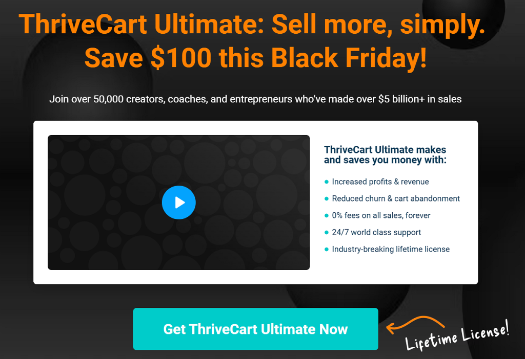 ThriveCart Black Friday & Cyber Monday Deals (2025):