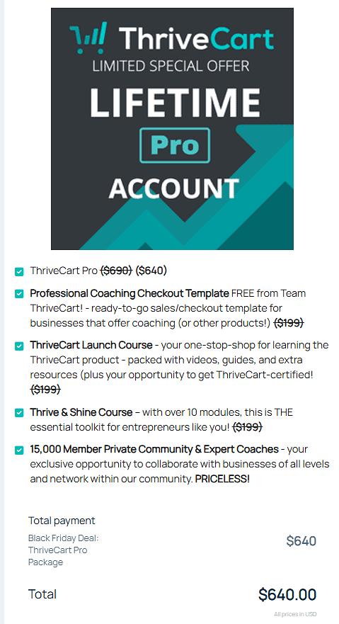 ThriveCart Black Friday & Cyber Monday Deals (2025):